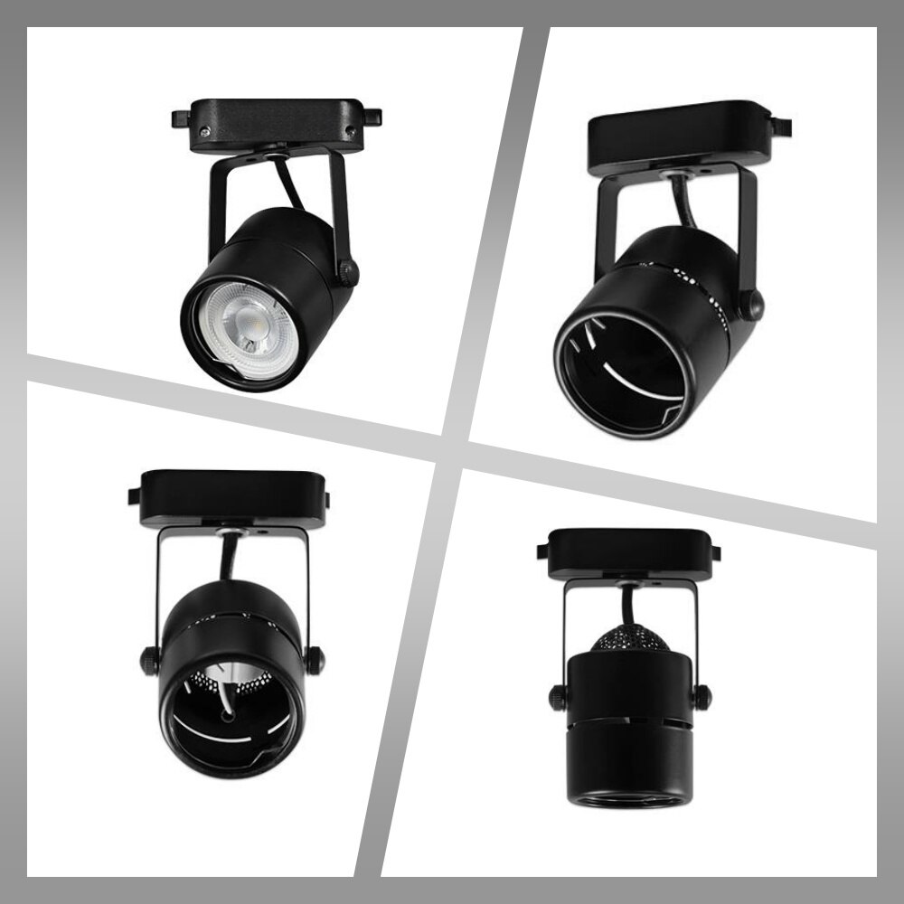 Kit Sina cu spoturi orientabile GU10 9W Led Box, temperatura culoare ...