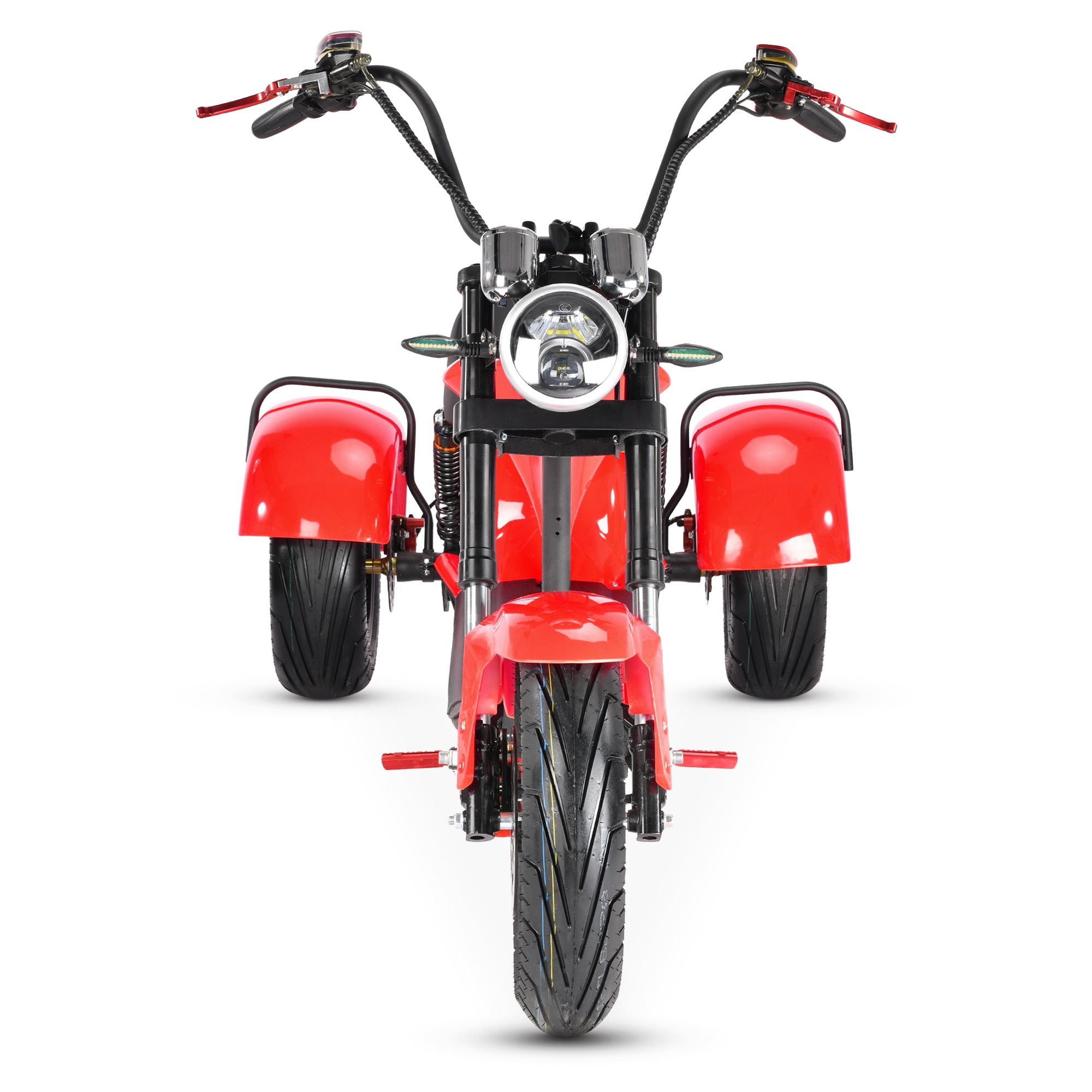 Scuter electric, Trotty Indiana,3 roti, motor 2000W brushless DC - Rosu ...