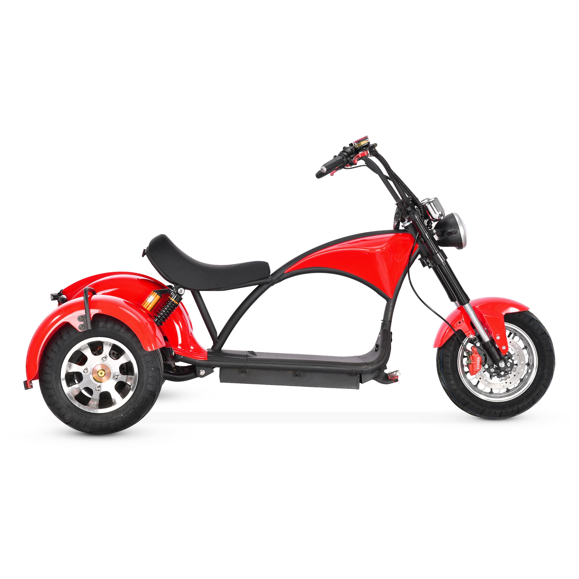 Scuter electric, Trotty Indiana,3 roti, motor 2000W brushless DC - Rosu ...