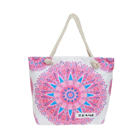 Geanta plaja dama PAMI, GP-1221-289, 46x36 cm, Ciclam - eMAG.ro