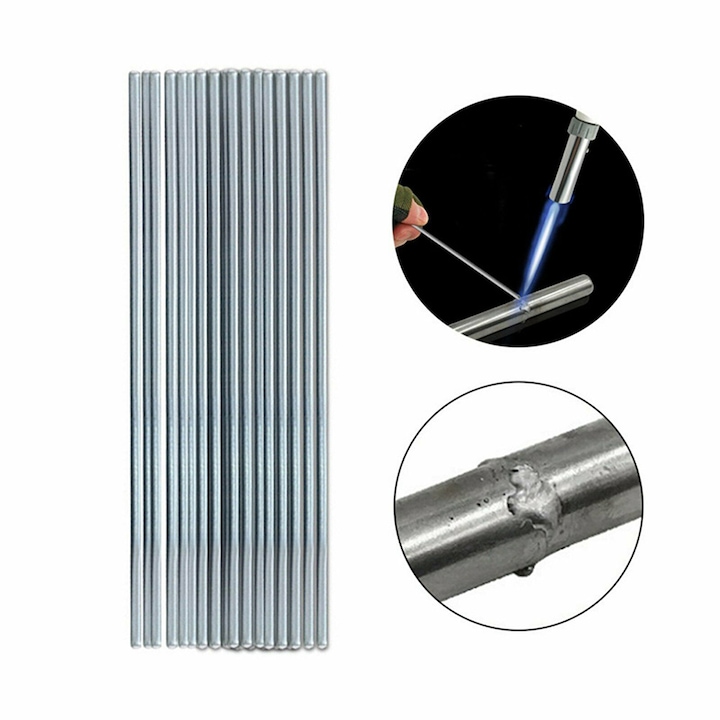 Tije de sudare din aluminiu cu topire la temperatura joasa, 50 buc 330 ...