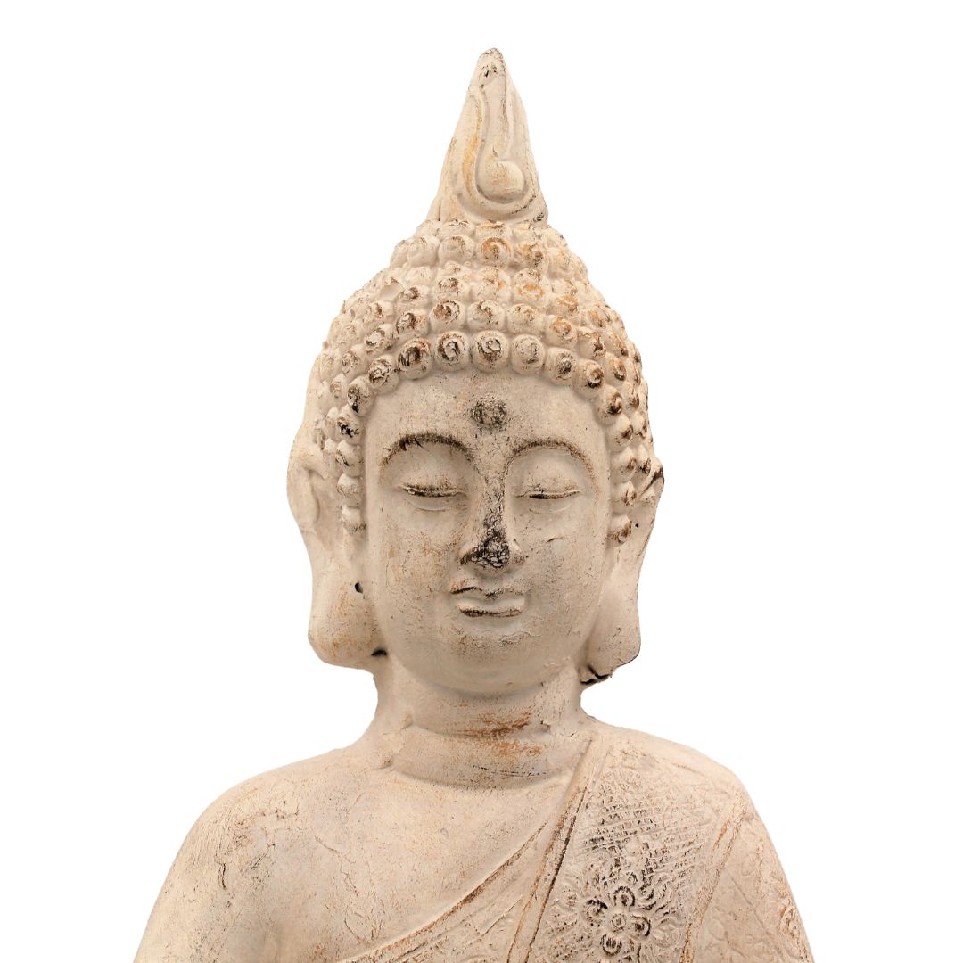 Statueta Buddha casa si gradina 29x17x37cm - eMAG.ro