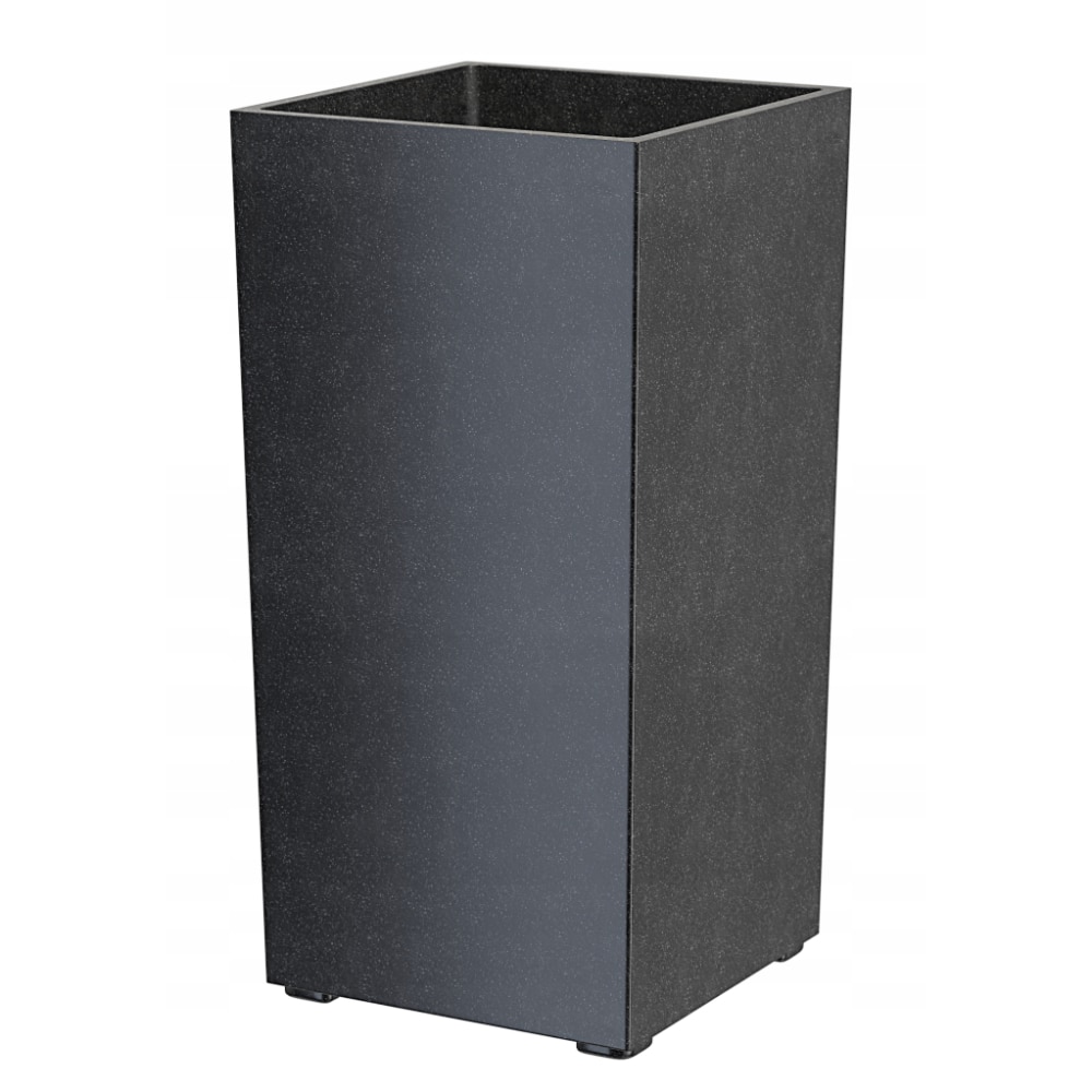 Ghiveci exterior Granitan, Kubi, Granit, Negru - eMAG.ro