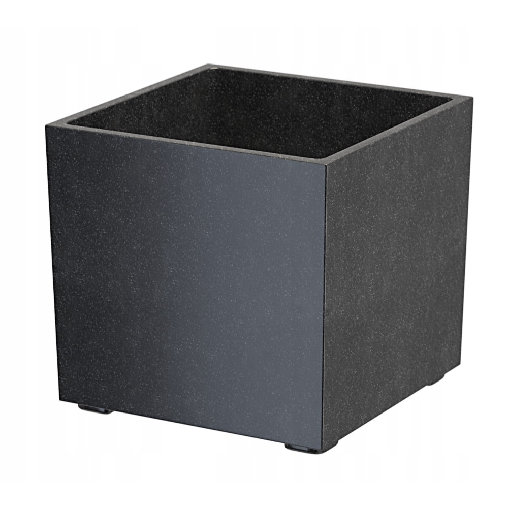 Ghiveci Granitan, Kubi, Granit, Negru - eMAG.ro