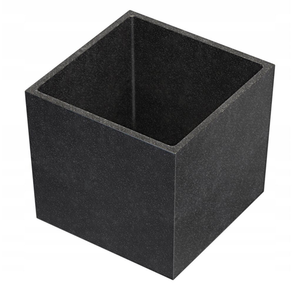 Ghiveci Granitan, Kubi, Granit, Negru - eMAG.ro
