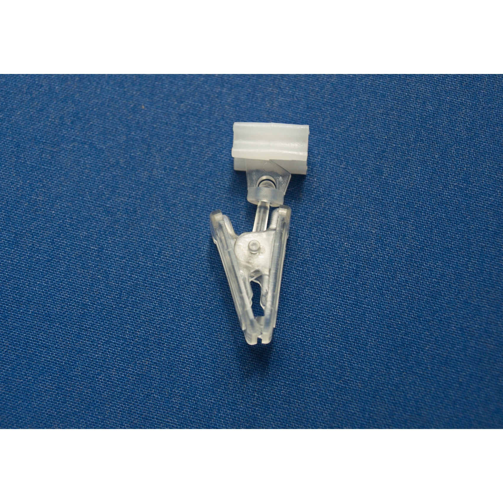 Set 50 cleme perdea pentru sina, PVC, Alb/Transparent - eMAG.ro