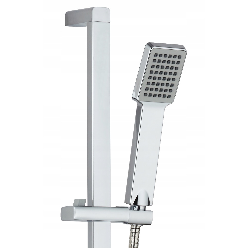 Set coloana de dus Granitan, Caro, PVC, Argintiu - eMAG.ro