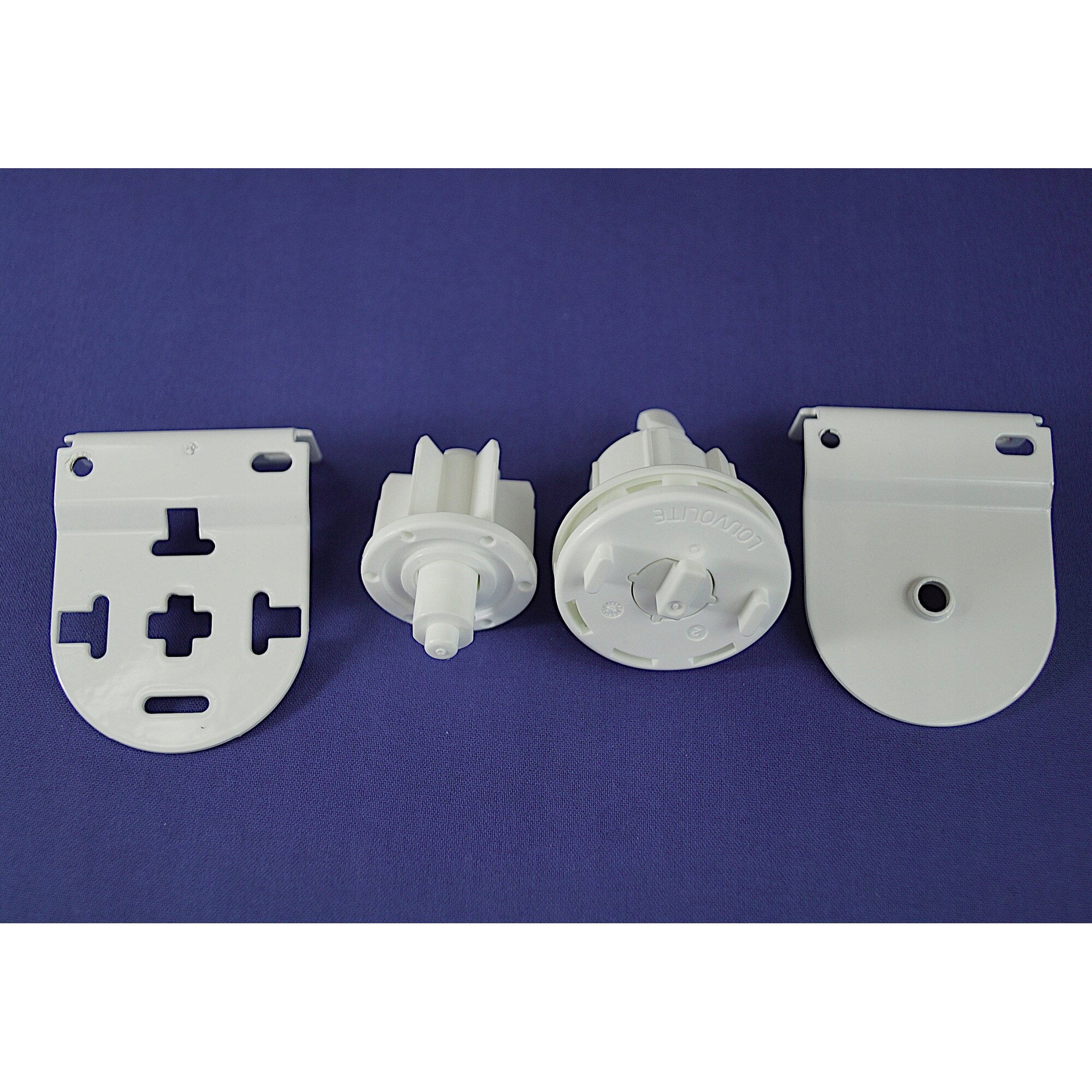 Set 2 cleme prindere obloane, Metal, Alb - eMAG.ro