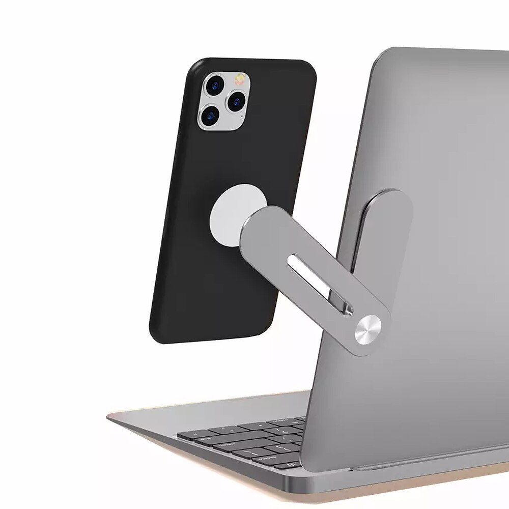 Suport telefon din aluminiu, magnetic, pentru laptop monitor - eMAG.ro