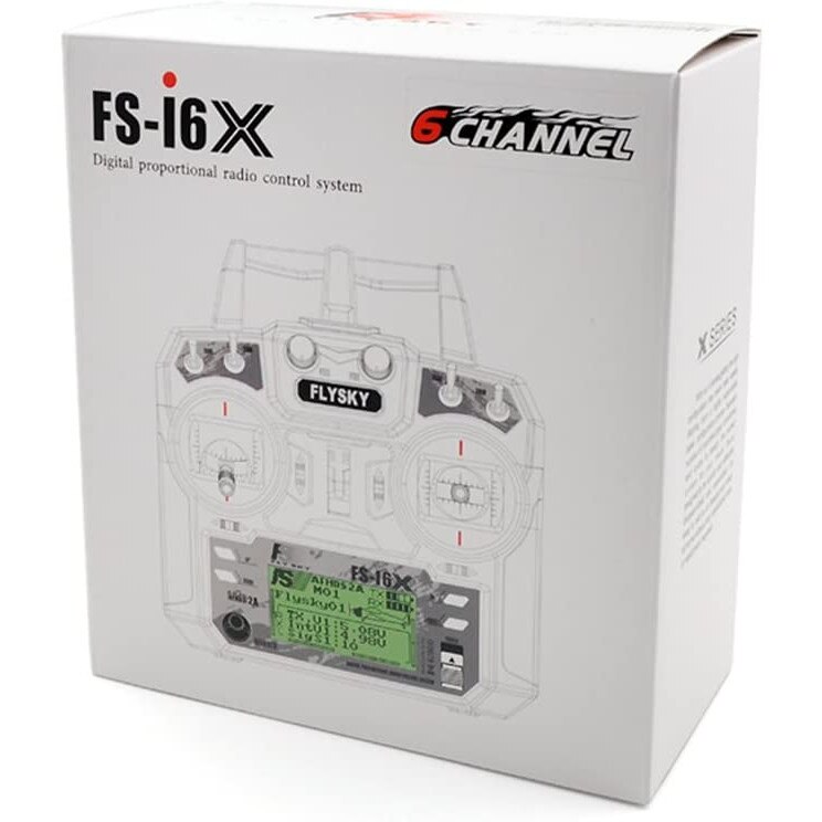 Radiocomanda Flysky FS-I6X Receiver IA6B inclus cu telemetrie hobby 6CH ...