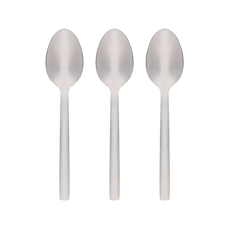 Set 3 Linguri, Tableware, Otel, 14 x 3 cm, Argintiu - eMAG.ro