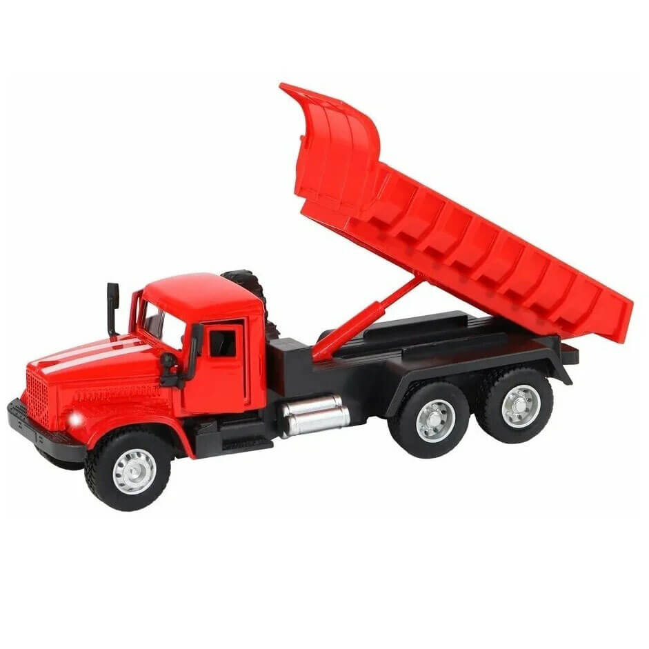 Camion basculanta, Metal, Rosu - eMAG.ro