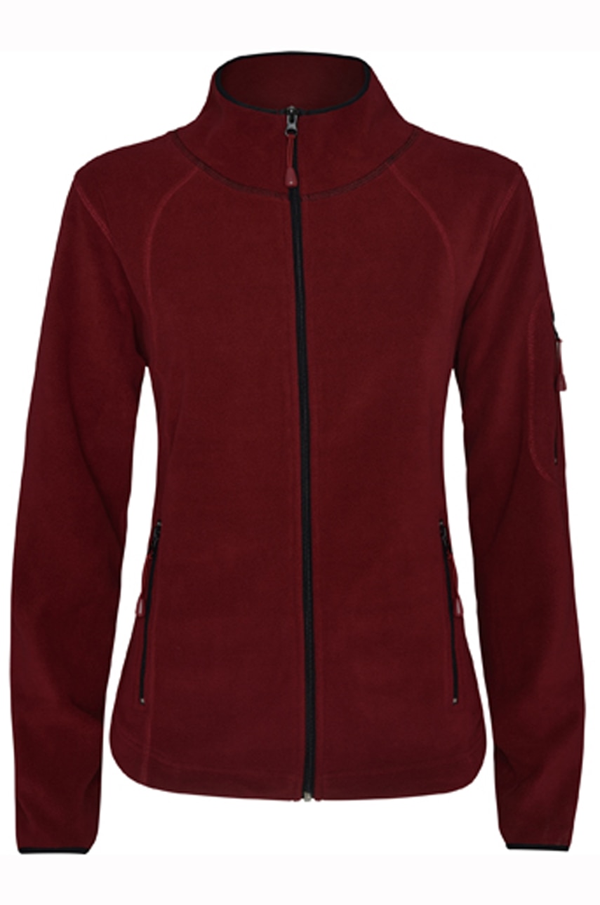 Jacheta fleece dama Luciane, grena, S - eMAG.ro