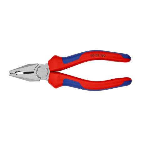Cleste patent combinat, parghie mare, maner multicomponent, 160mm, KNIPEX 03 02 160 - eMAG.ro