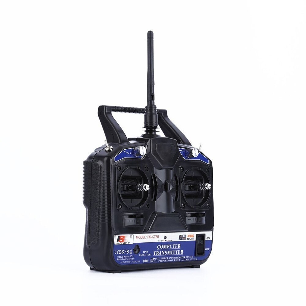 Radiocomanda Flysky FS-CT6B Receiver FS-R6B hobby 6CH - eMAG.ro