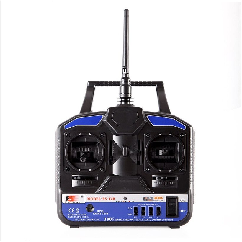 Radiocomanda Flysky FS-T4B Receiver FS-R6B hobby 4CH - eMAG.ro