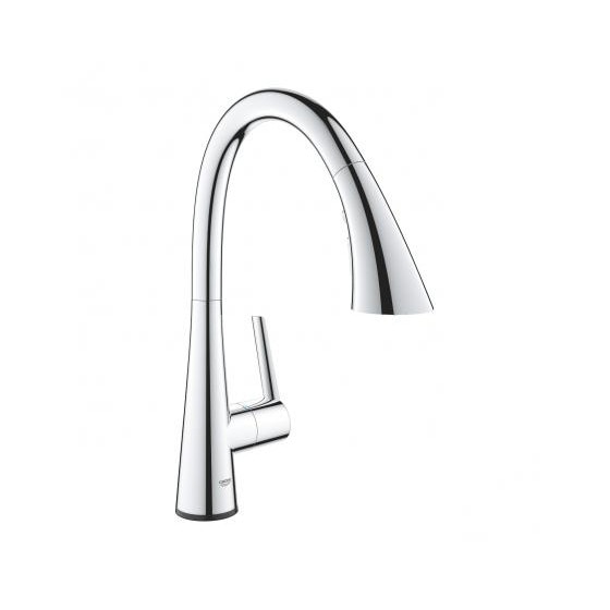 Baterie spalator electronica cu monocomanda 1/2", Zedra Touch, 30219002 ...