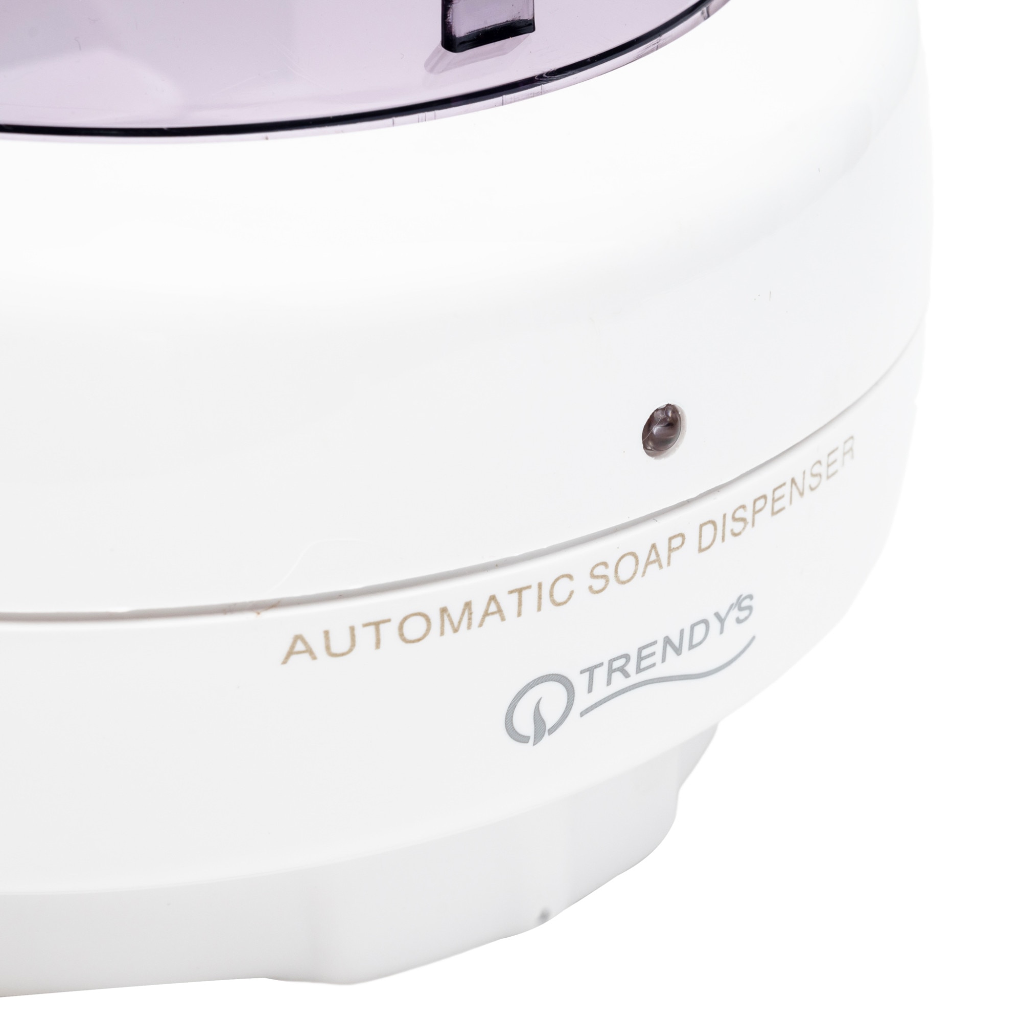 Дозатор за течен сапун TRENDY'S, Със сензор, 500 мл, Бял - eMAG.bg