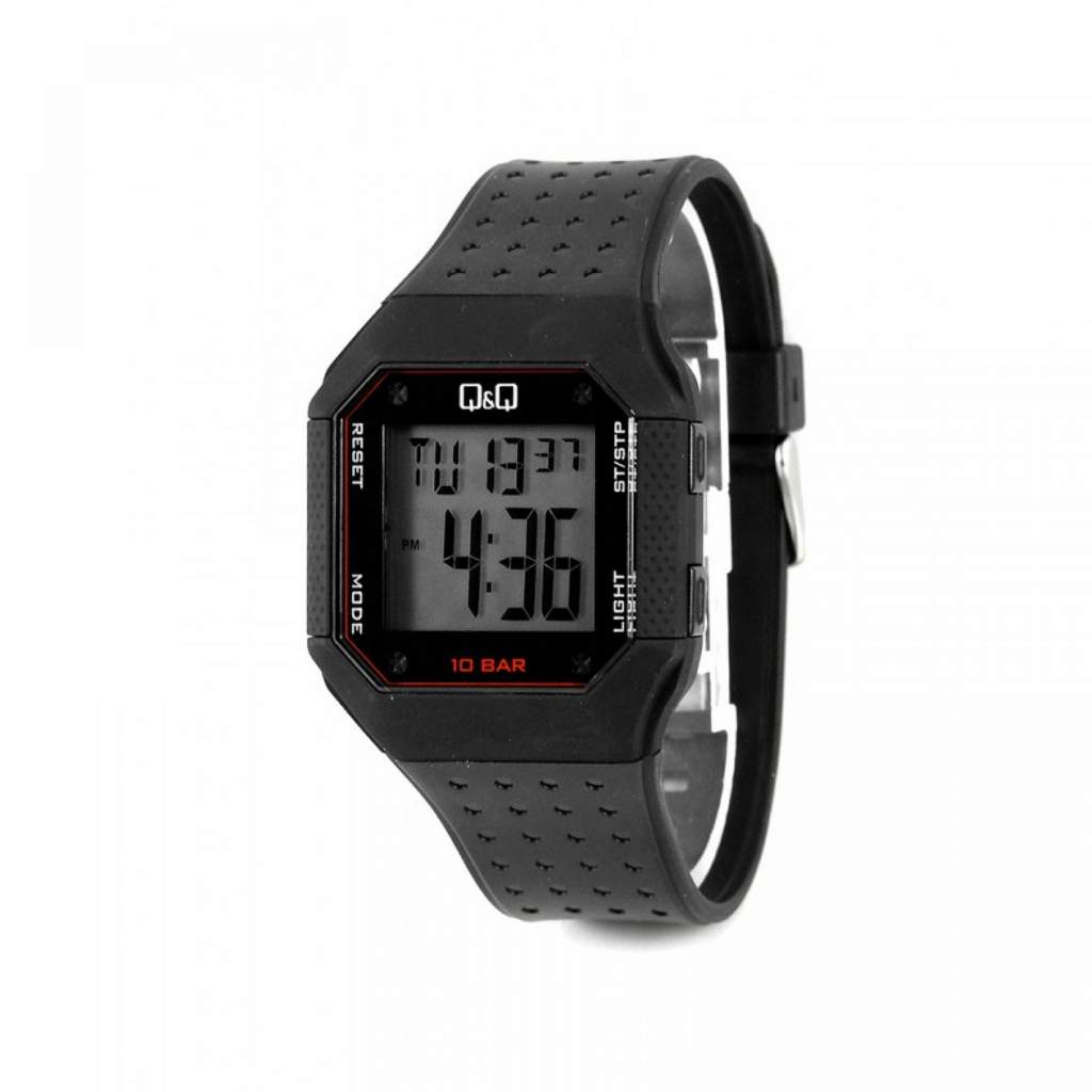 Ceas barbati, Q&Q, Digital, M158J002Y, Negru - eMAG.ro