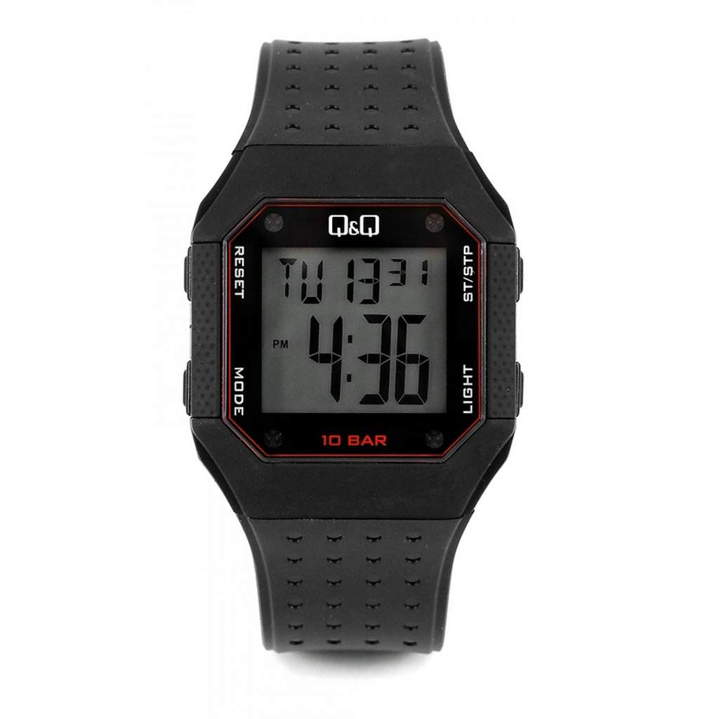 Ceas barbati, Q&Q, Digital, M158J002Y, Negru - eMAG.ro