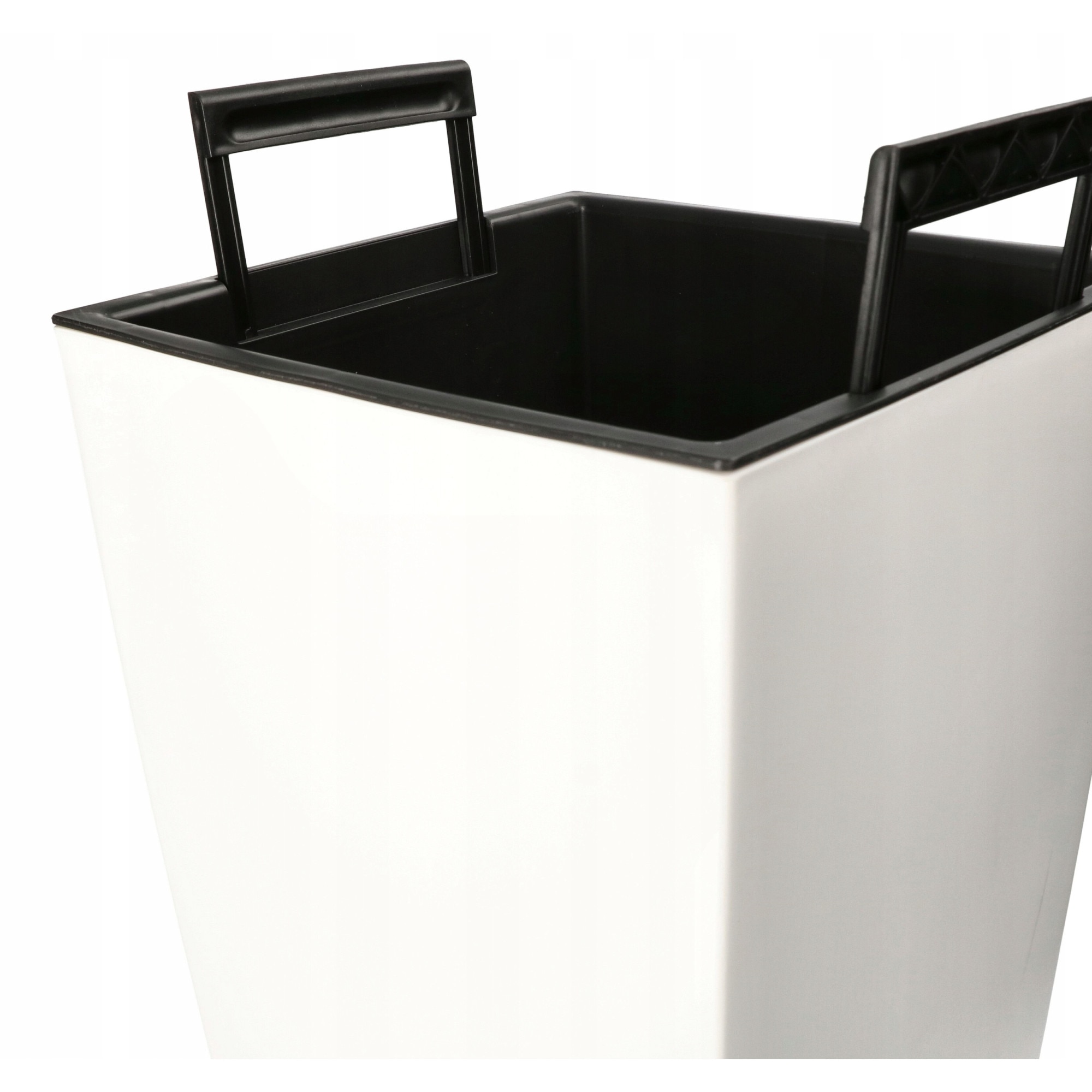 Ghiveci inalt Kotarbau, Urbi, Plastic, 500 mm, Alb - eMAG.ro