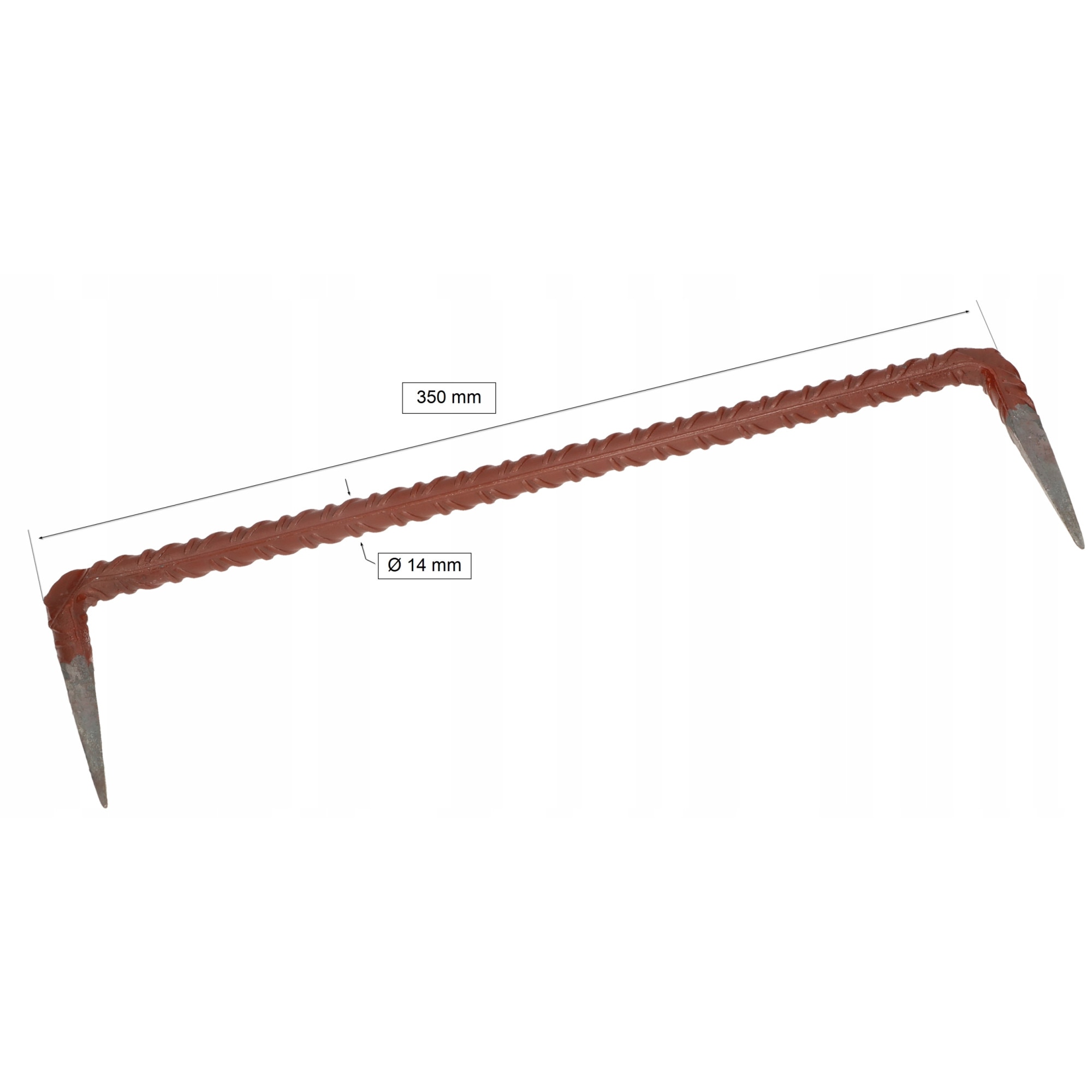 Scoaba pentru acoperis, Kotarbau, Otel, 350 x 14 mm, Maro - eMAG.ro