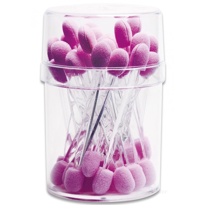 Set 30 x Aplicator fard pleoape, Titania, Roz - eMAG.ro