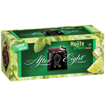 Praline cu Menta, Mojito si Ciocolata Neagra, After Eight, 200g - eMAG.ro