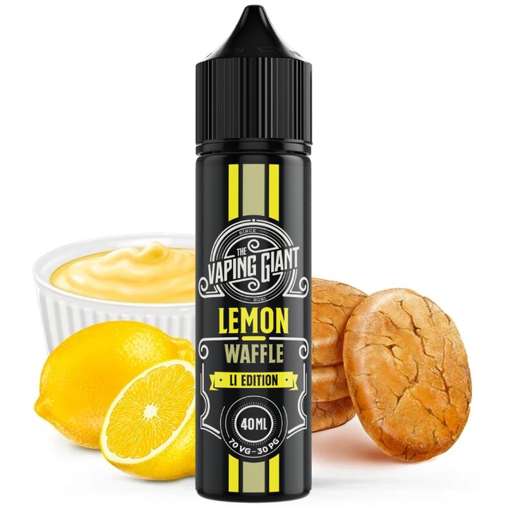 Lichid Tigara Electronica The Vaping Giant - Lemon Waffle, 40ml, 0mg/ml - eMAG.ro