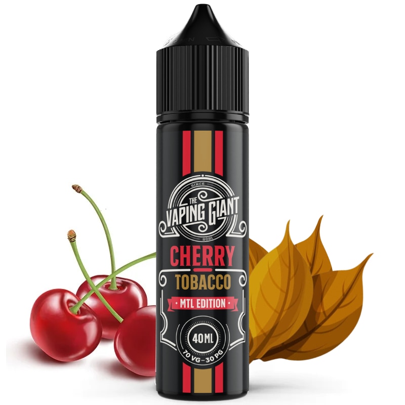 Lichid Tigara Electronica The Vaping Giant - Cherry Tobacco, 40ml, 0mg/ml - eMAG.ro