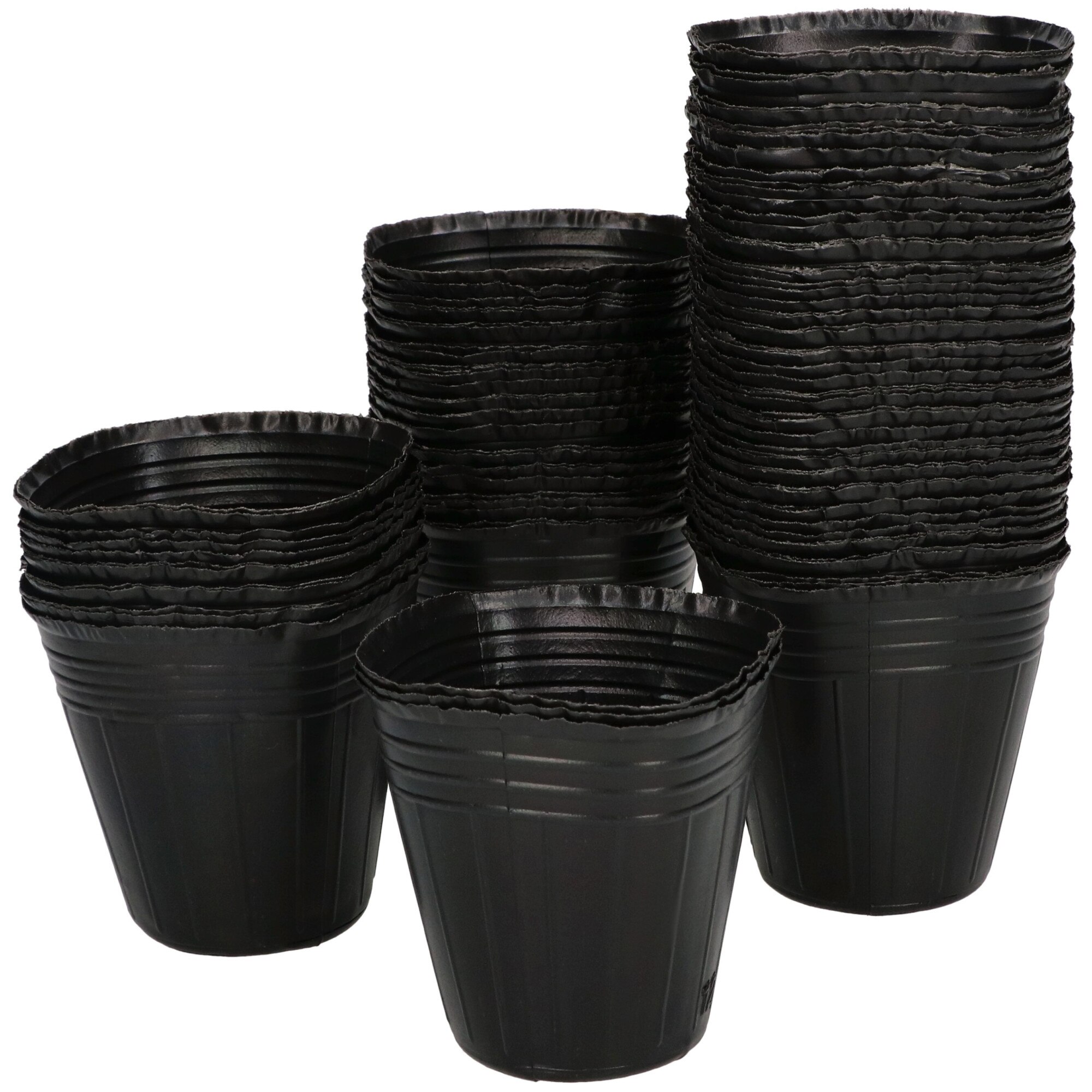 Set 100 ghivece rasaduri Kotarbau, Plastic, 70 x 45 mm, Negru - eMAG.ro