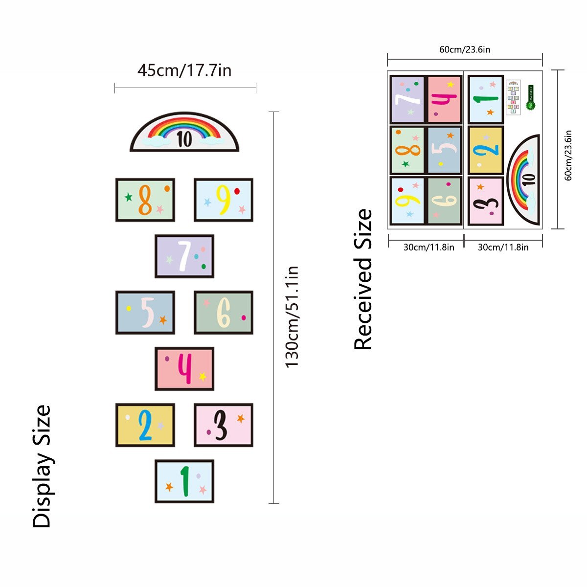 Set de stickere decorative autocolante sub forma de sotron 10 bucati ...