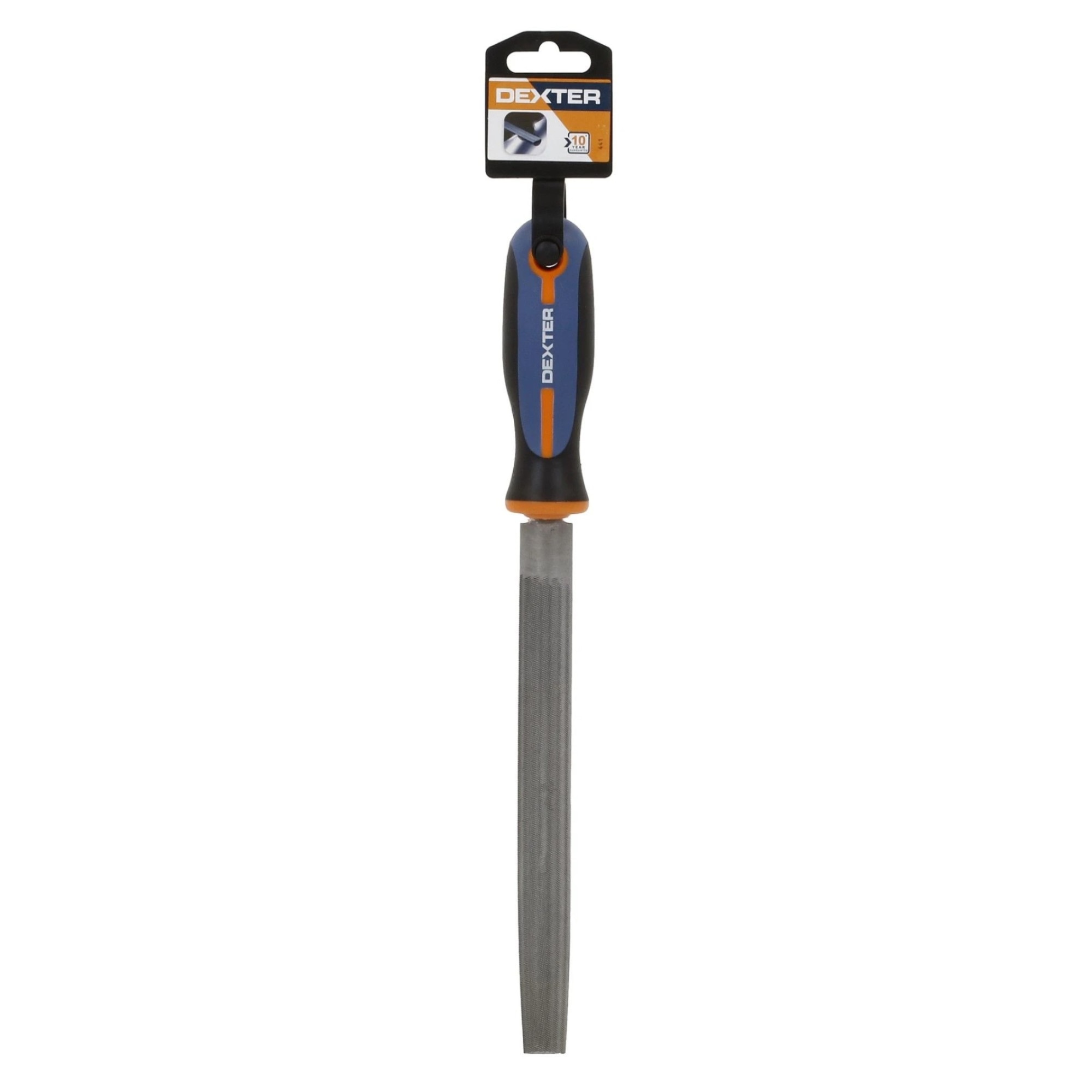 Pila metal Dexter, semirotunda, maner trimaterial, 200 mm - eMAG.ro