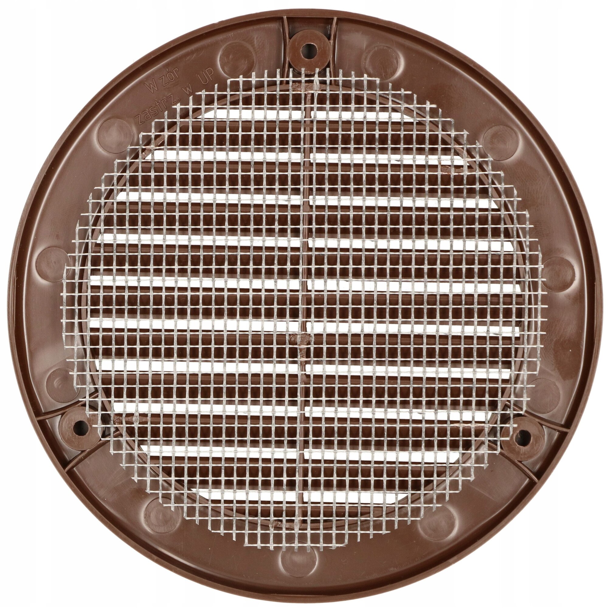 Grila rotunda pentru ventilare, Kotarbau, Plastic, 125 mm, Maro - eMAG.ro