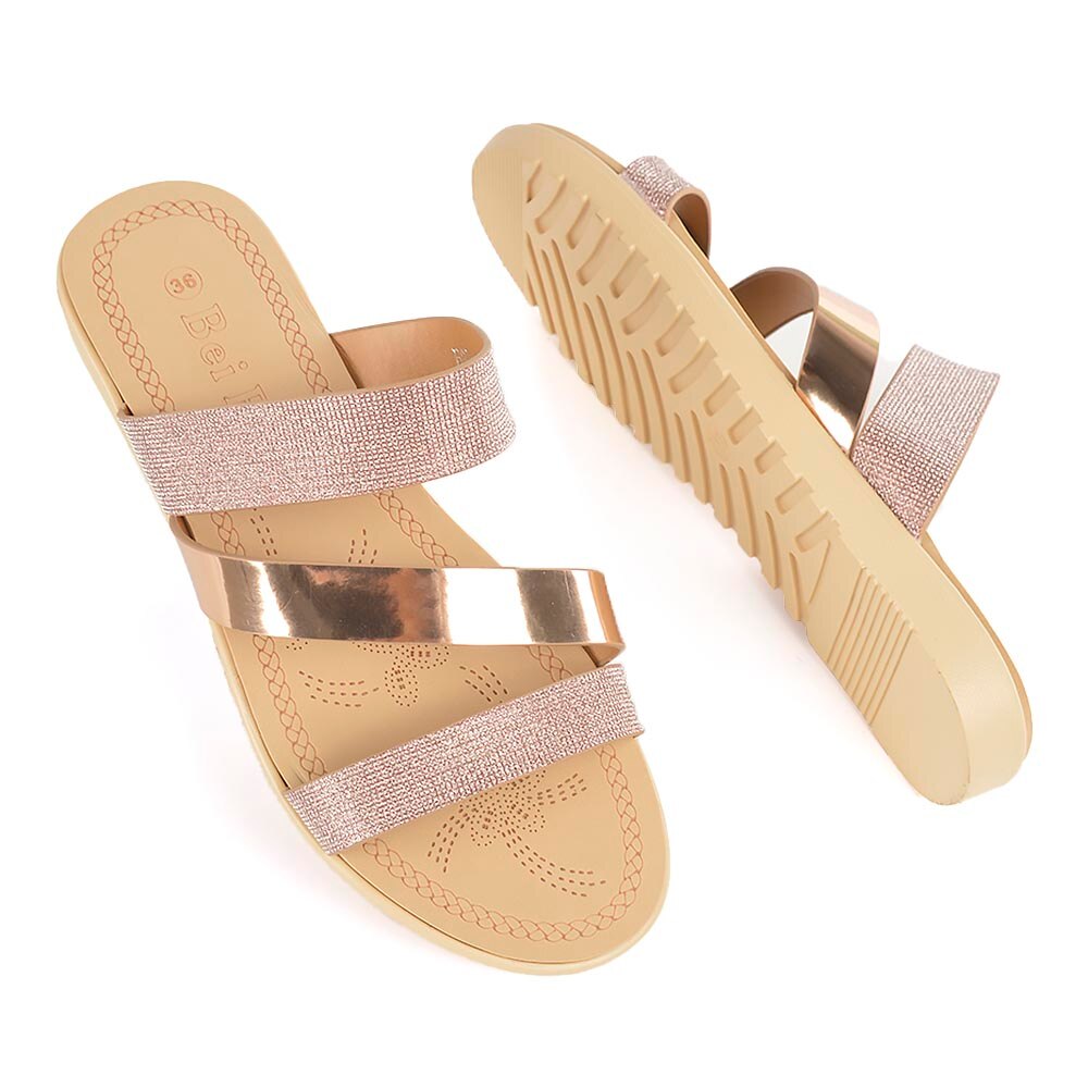 Slapi De Dama Denia, Champagne, 40 EU - eMAG.ro