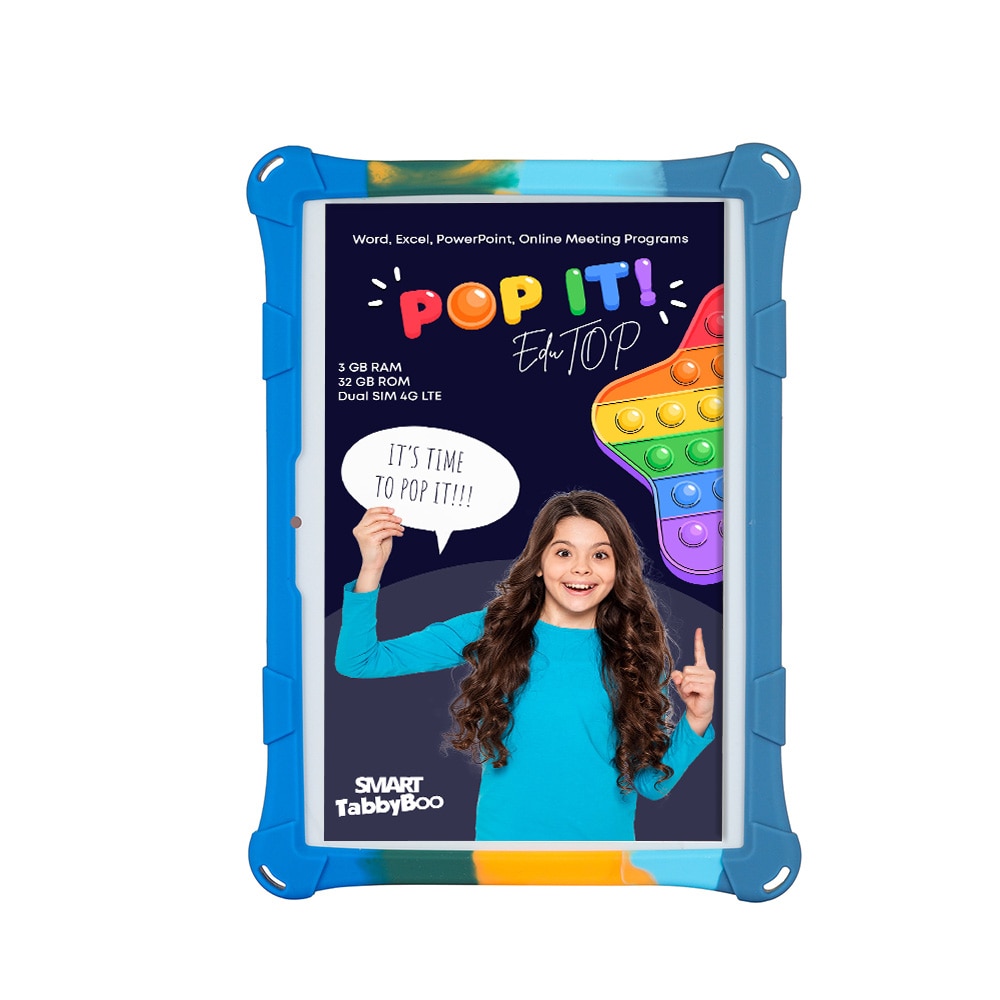 SMART TabbyBoo® EduLearn TOP Popit, Tablet gyerekeknek + Stylus Pen,10 ...
