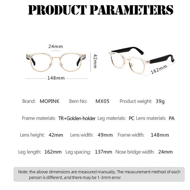 Ochelari smart, Bluetooth 5.0, Microfon incorporat, Lentila polarizata ...