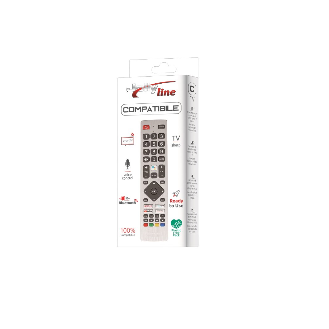 Telecomanda universala Jolly pentru TV LCD Sharp, control prin voce, IR ... Telecomanda universala Jolly pentru TV LCD Sharp, control prin voce, IR ...