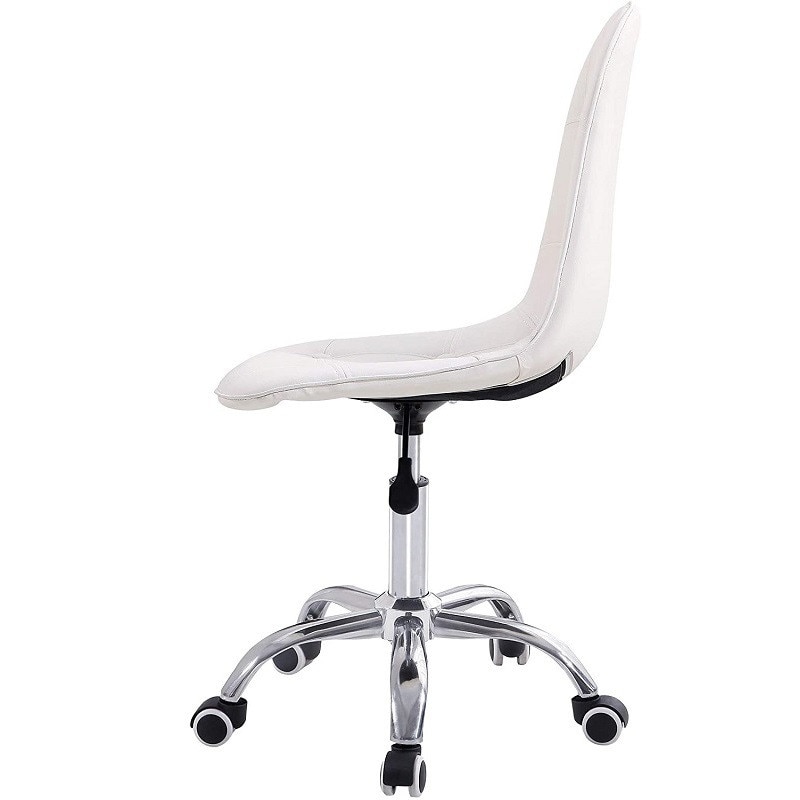 Scaun salon cu roti si inaltime reglabila intre 42-53 cm, dimensiuni ...