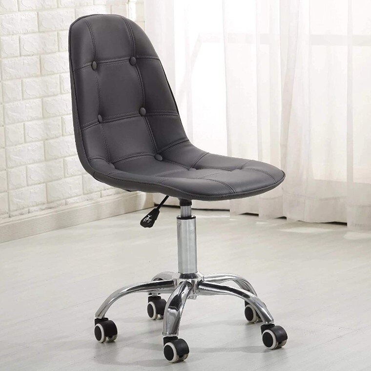 Scaun salon cu roti si inaltime reglabila intre 42-53 cm, dimensiuni ...