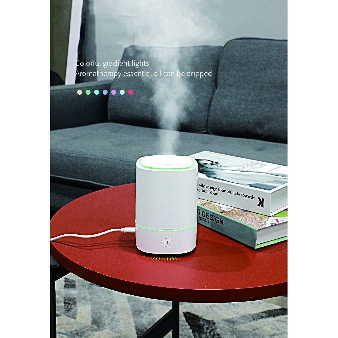 L10 Wood Aroma diffúzor Ultrahangos autós párásító automata spray ...