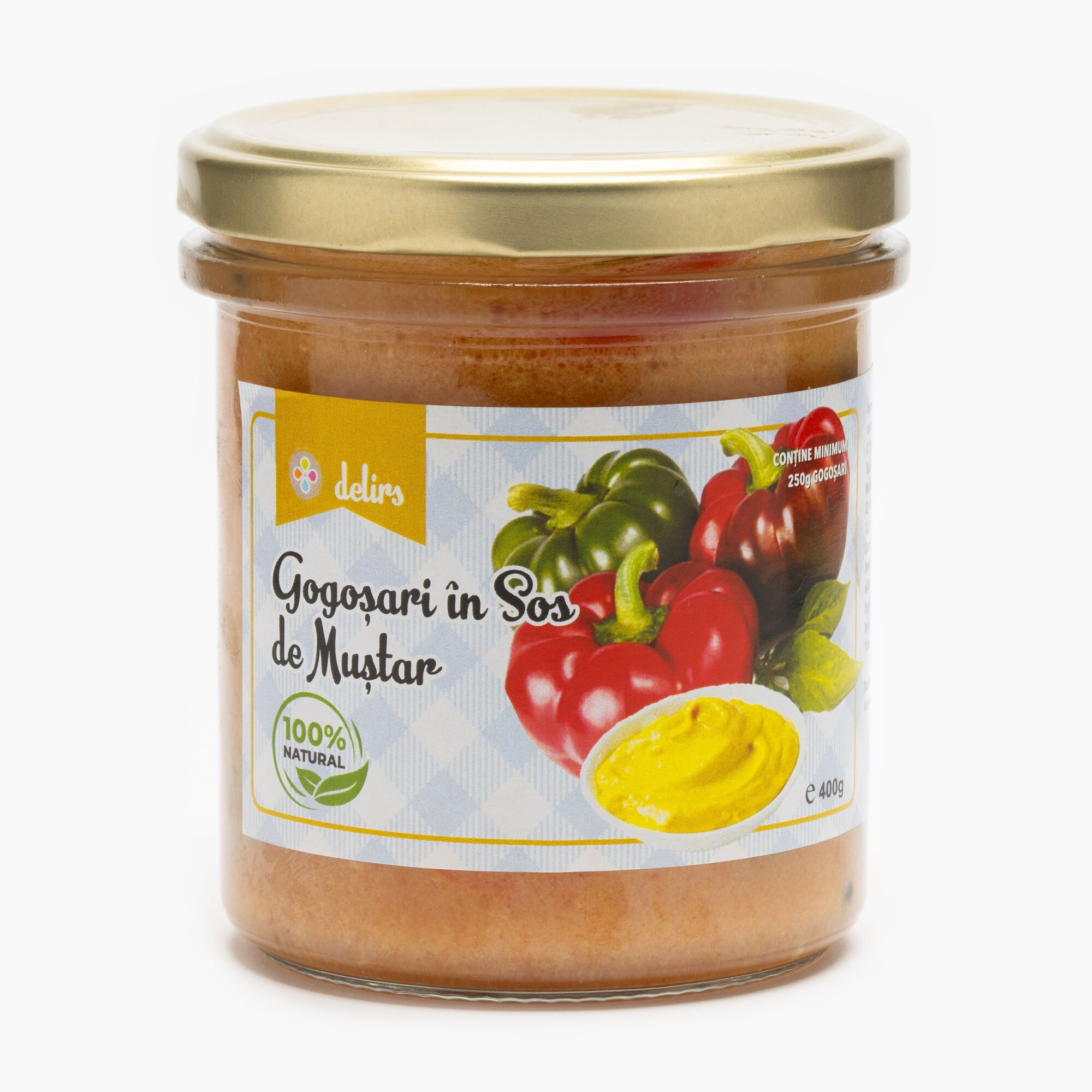 Gogosari in sos de mustar, Delirs, 400 g - eMAG.ro