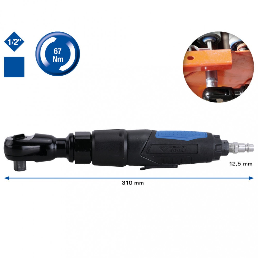 Cheie Pneumatica 1/2 Brilliant Tools, 67 NM - eMAG.ro