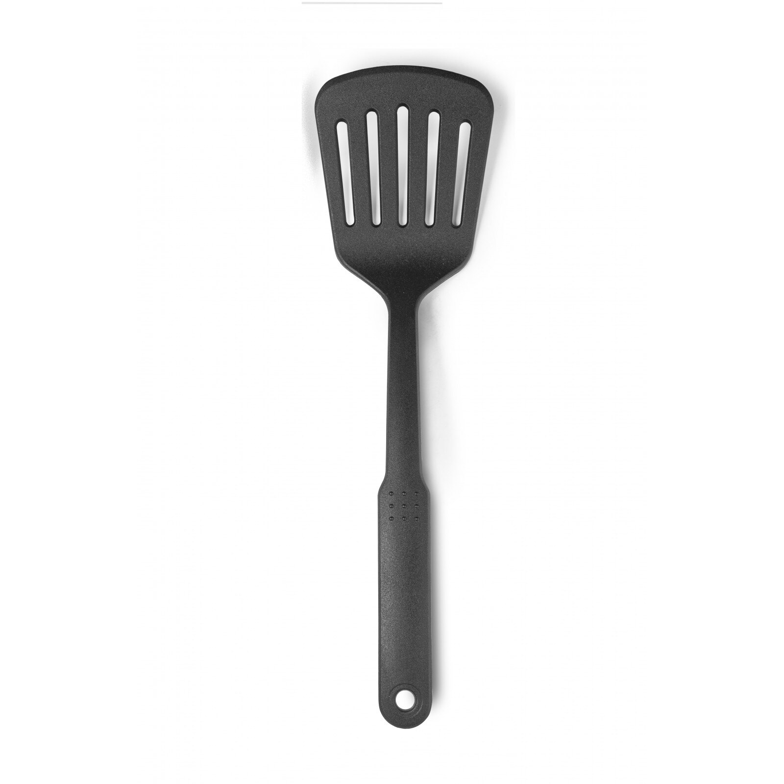 Spatula perforata Ibili-Soft, nailon, 31.5 cm, negru - eMAG.ro