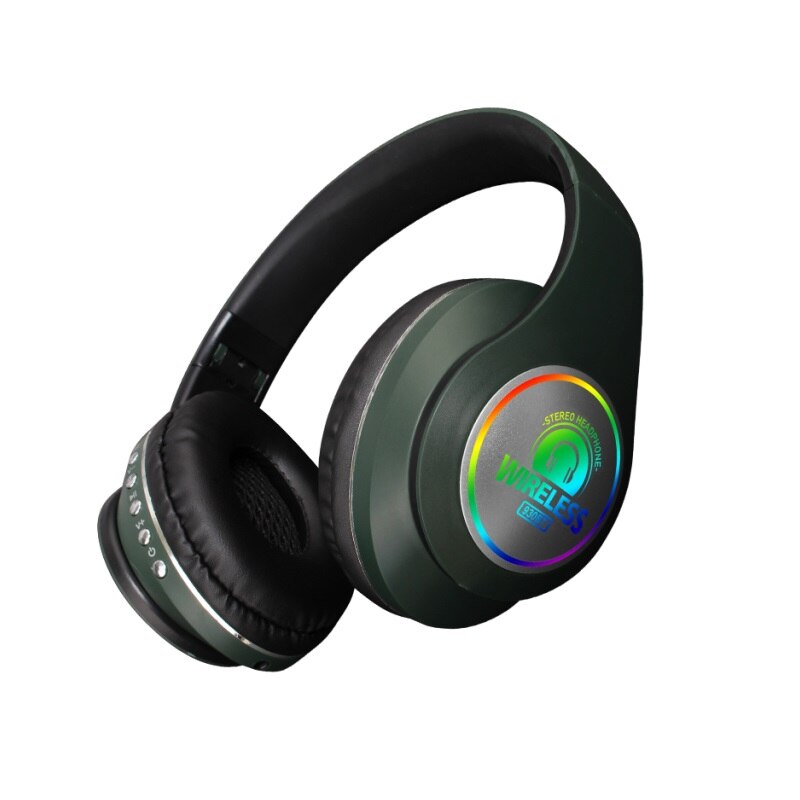Casti fara fir, Bluetooth 5.0, Micro USB, Verde - eMAG.ro