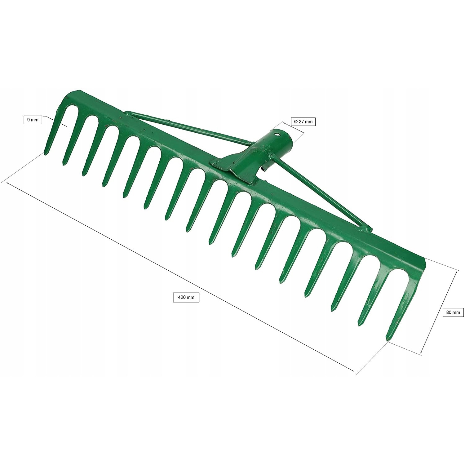 Grebla Kotarbau, Metal, 16 Dinti, Gri - eMAG.ro