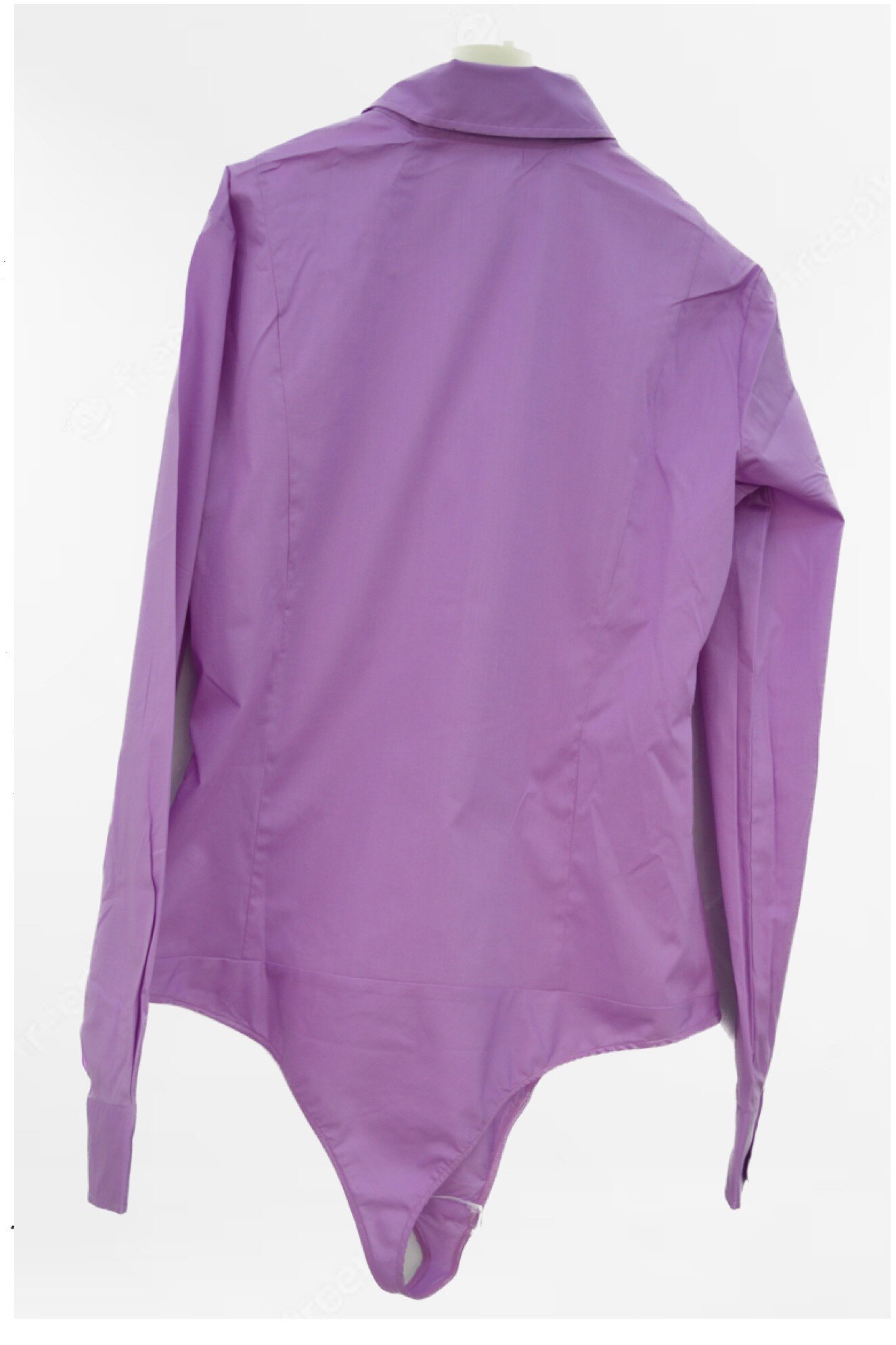 Camasa body dama, Ghilardi 1940, Bumbac si Elastan, Lila, 46 - eMAG.ro
