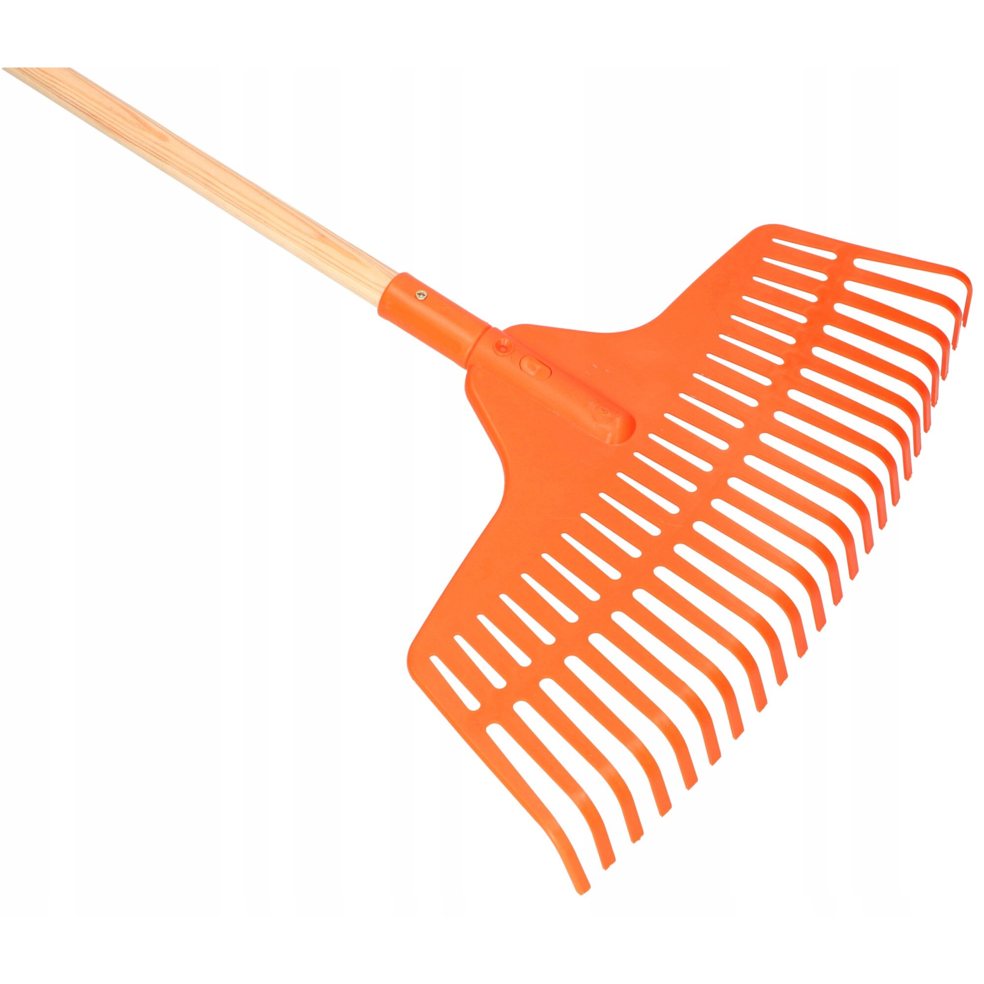 Grebla frunze Kotarbau, Lemn/Plastic, 450 mm, Portocaliu - eMAG.ro