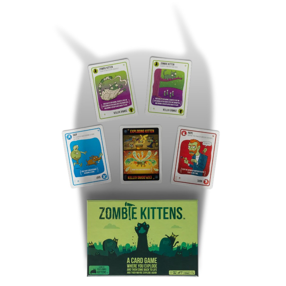 Joc de Societate Zombie Kittens, Asmodee, Limba Engleza, Multicolor - eMAG.ro