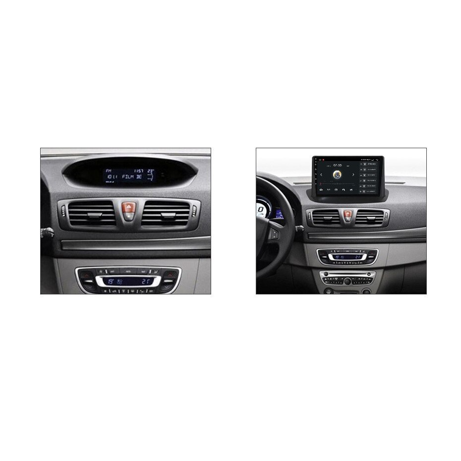Navigatie Renault Megane 3 Fluence din 2009-2015, NAVIGPS, 8GB RAM si 128GB ROM, Display QLED 9 ...